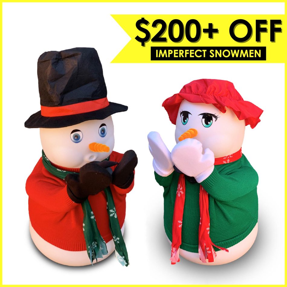 IMPERFECT Amazing Snowman or Woman Evaporative Snow® Machine - Global Special Effects